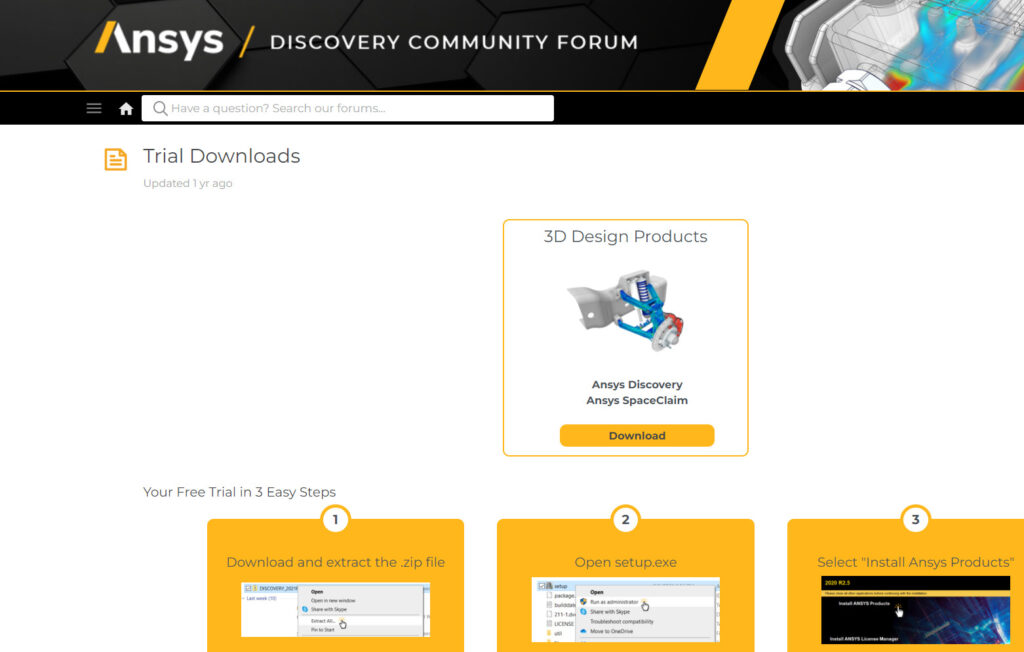 Ansys Discovery Trial Request - LEAP Australia Pty Ltd