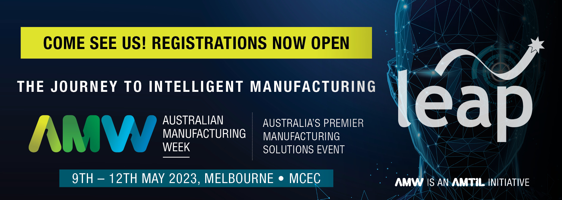 Visit LEAP Australia at Australian Manufacturing Week 2023